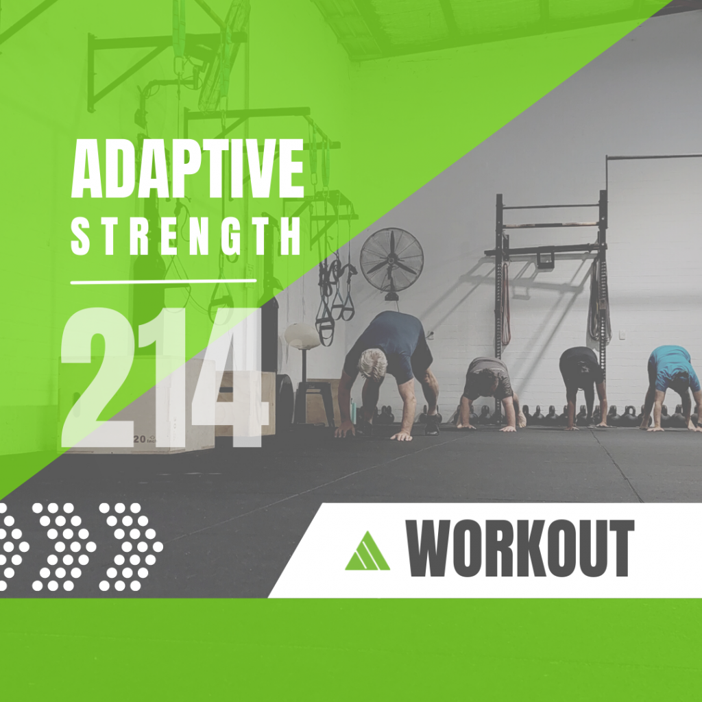 WORKOUTS - Adaptive Strength