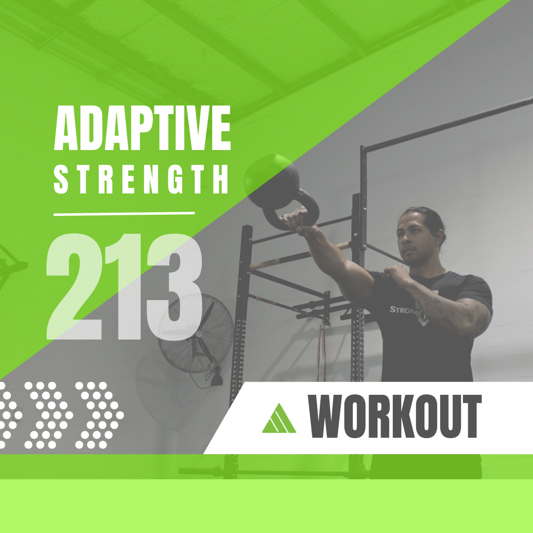 Workout 213 - Adaptive Strength